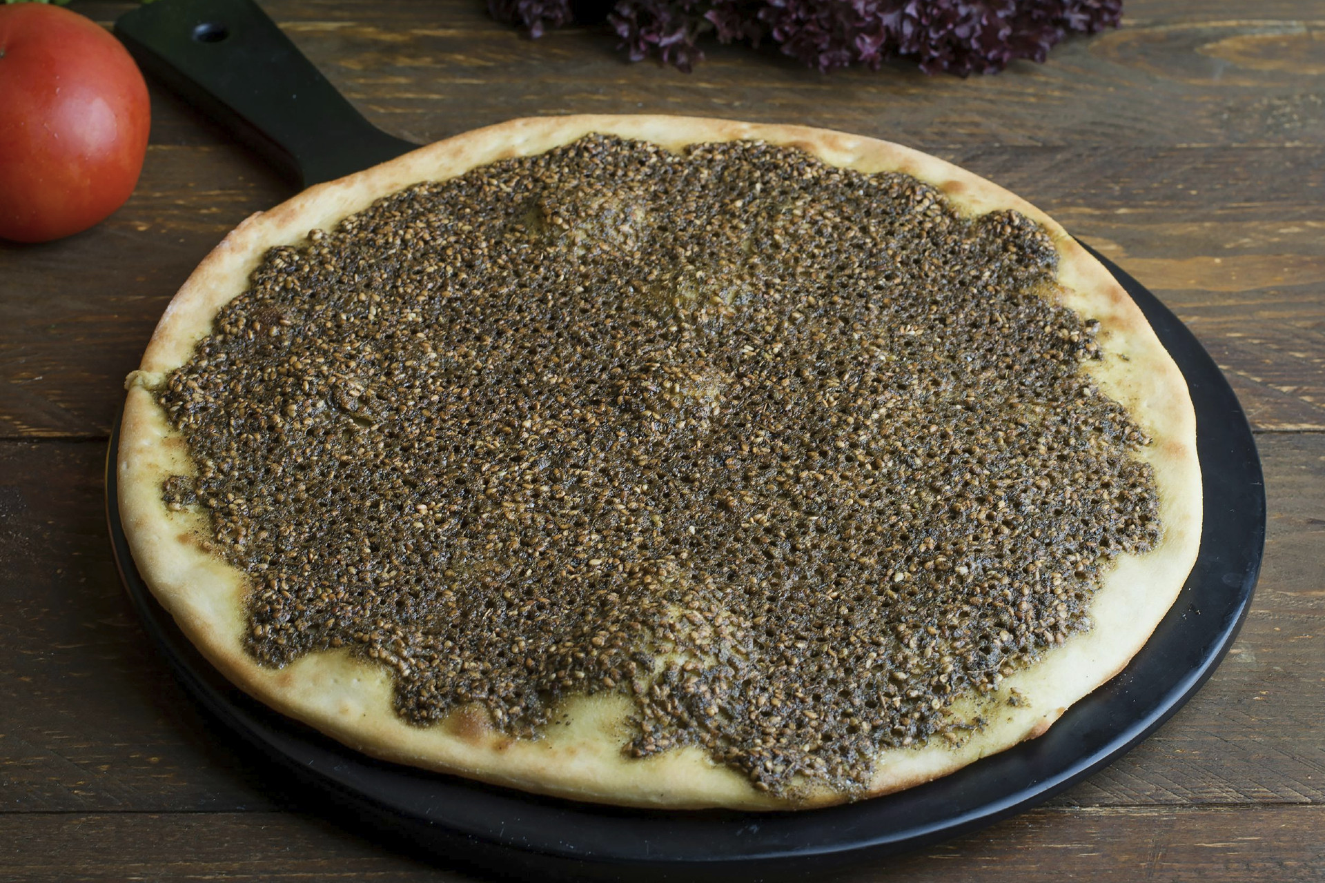 Manakish - gebackenes Fladenbrot - Happy Lemuro